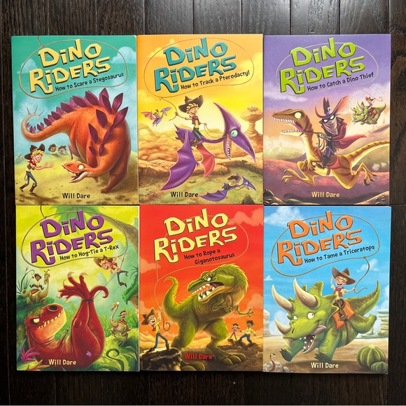 Other | Dino Ryders Series By Will Dare Books 16 | Poshmark